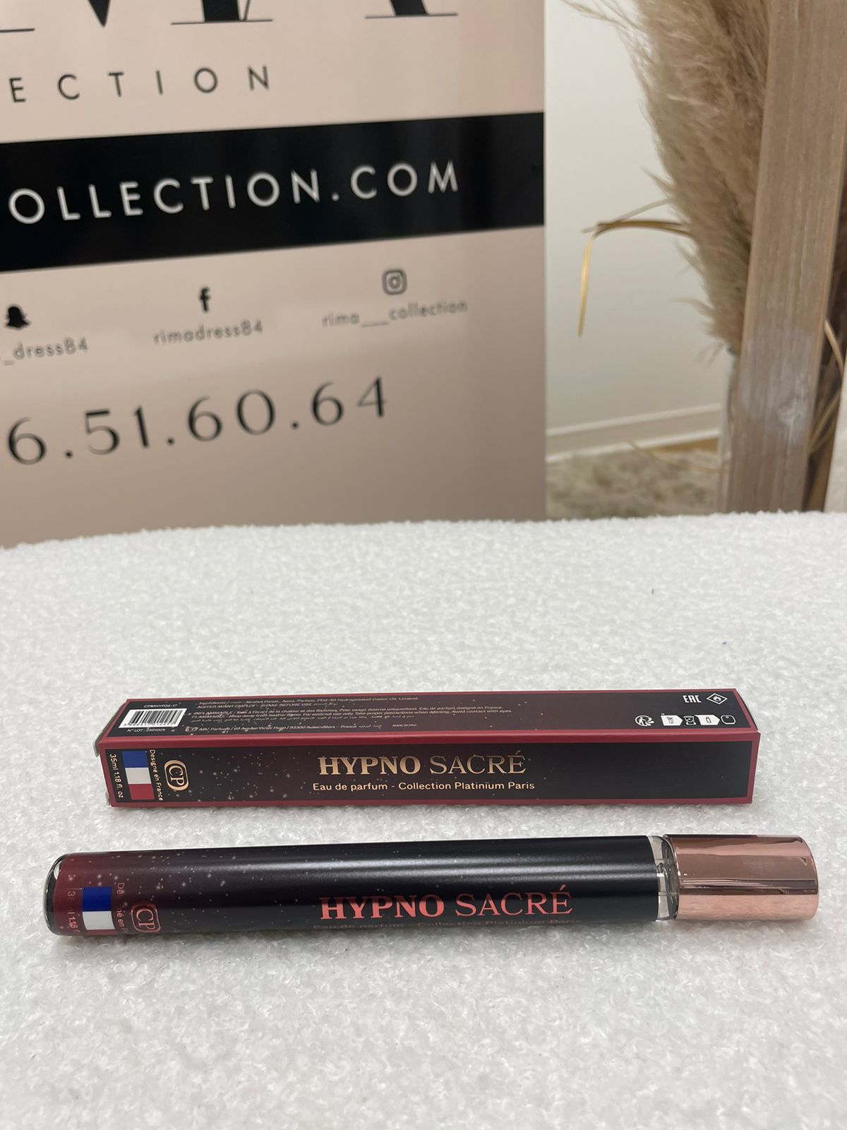 Eau de parfum Hypno sacré- collection platinium 35ML – RIMA COLLECTION